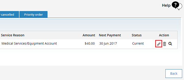 Centrelink online account help - Update or suspend a current Centrepay ...