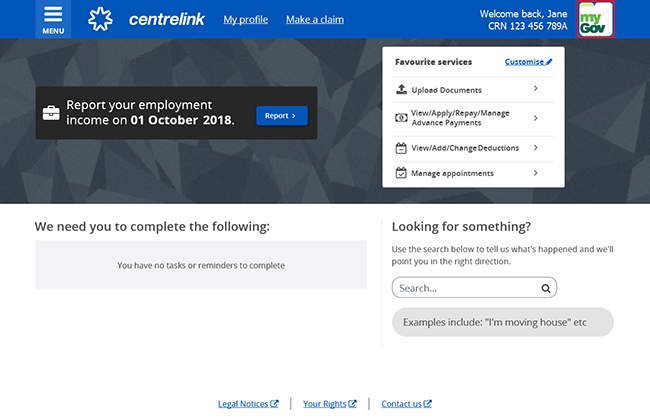 Centrelink online account help - Cancel a current Centrepay deduction ...