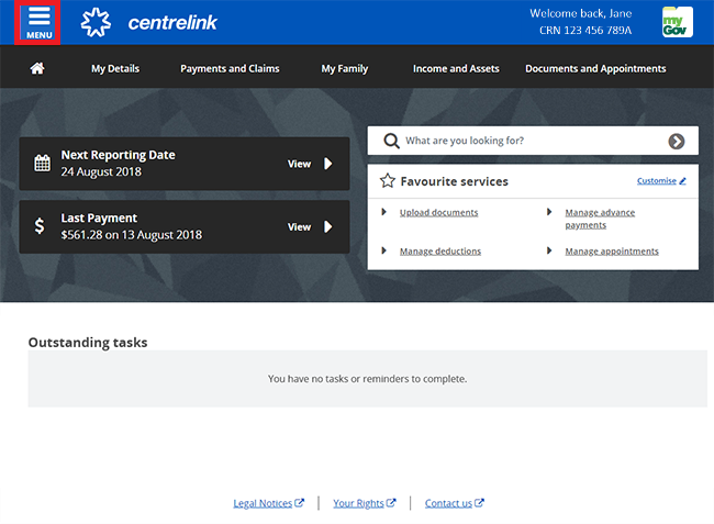 Centrelink online account help - Manage your Income Management account ...