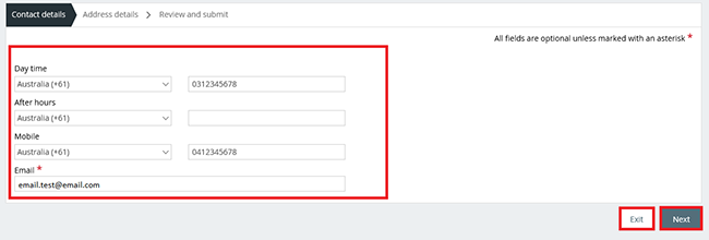 Child Support online account help - Update contact details - Services ...