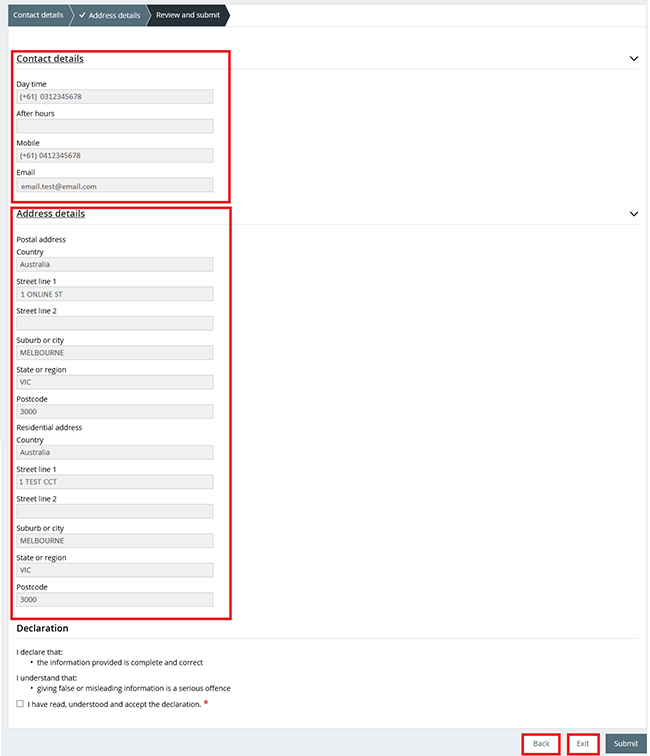 Child Support online account help - Update contact details - Services ...