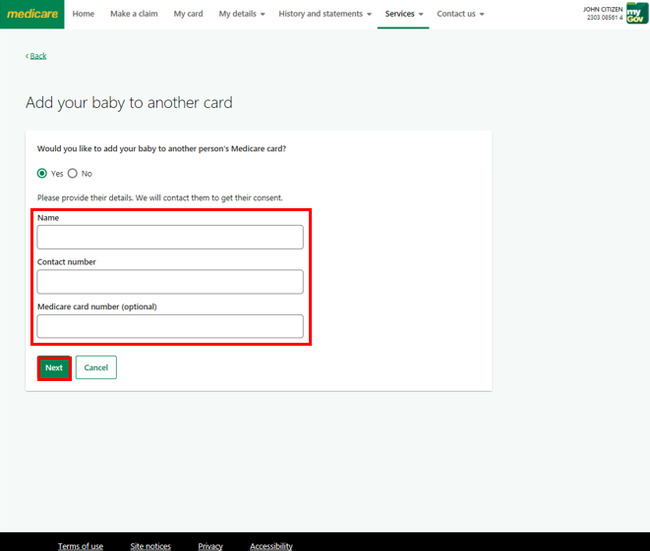 Medicare online account help - Enrol a baby in Medicare - Services ... Medicare online account help - Enrol a baby in Medicare - Services ...