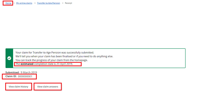 Centrelink online account help - Transfer to Age Pension online ...