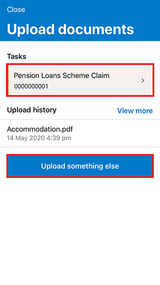 Express Plus Centrelink mobile app help - Upload documents - Services ...