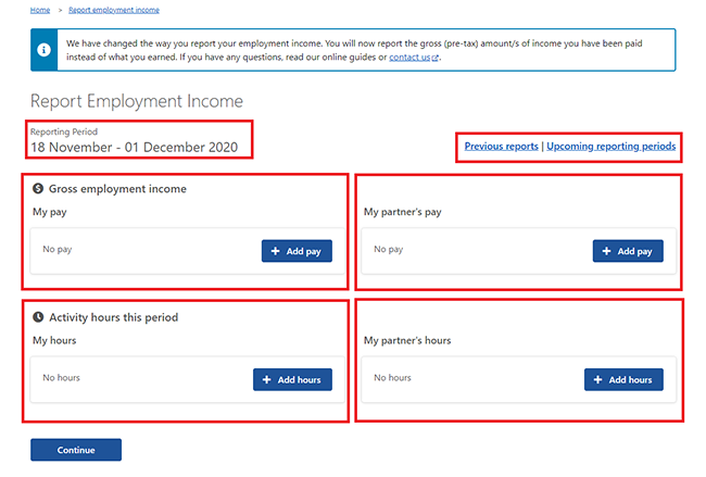 Centrelink online account help - Report employment income - Carers ...