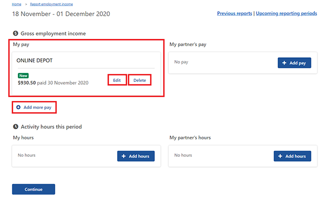 Centrelink online account help - Report employment income - Carers ...