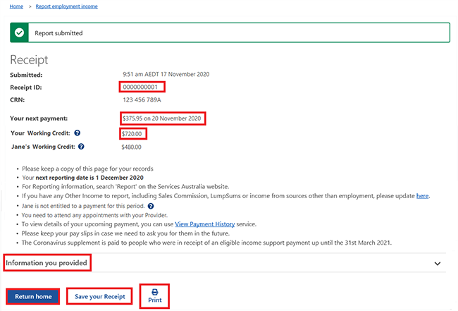Centrelink online account help - job seekers - report employment income ... Centrelink online account help - job seekers - report employment income ...