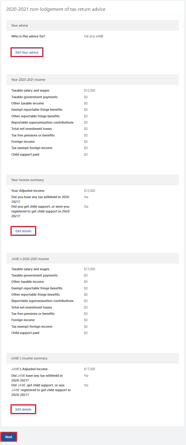 Centrelink online account help - Advise non-lodgement of tax return ...