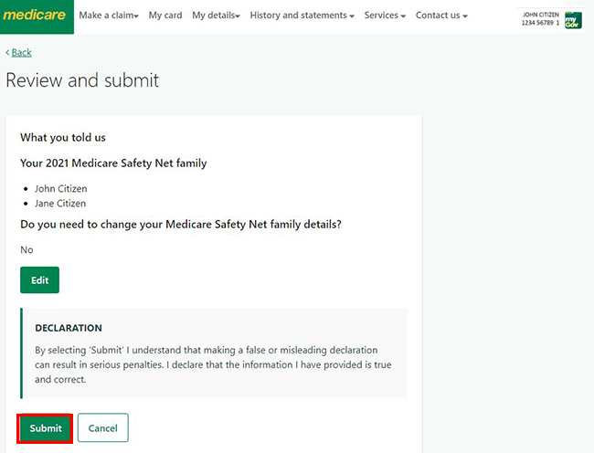 Medicare online account help - Confirm your Medicare Safety Net family ...