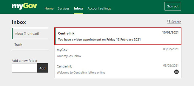 Centrelink online account help - How to use video chat for appointments ... Centrelink online account help - How to use video chat for appointments ...