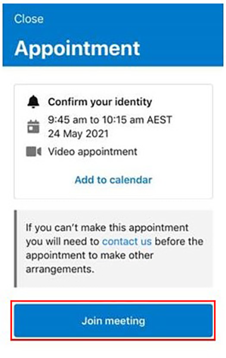Express Plus Centrelink mobile app help - How to use video chat for ...