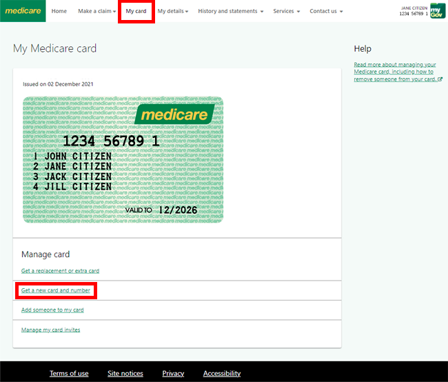 Medicare online account help - Get a new Medicare card with other ...