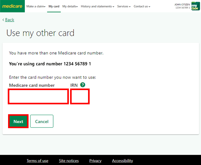 Medicare online account help - Manage more than one Medicare card ...