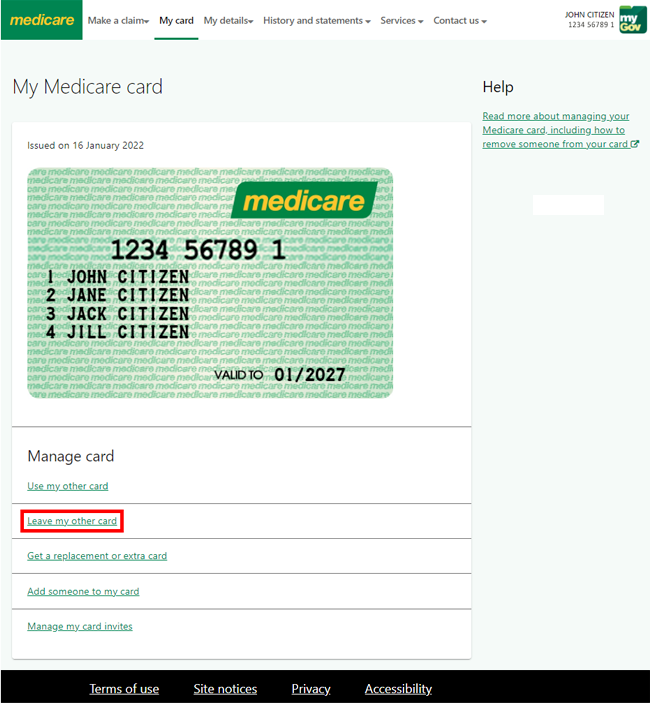 Medicare online account help - Leave a Medicare card - Services Australia Medicare online account help - Leave a Medicare card - Services Australia