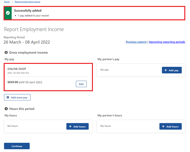 Centrelink online account help - Report employment income - Carers ...