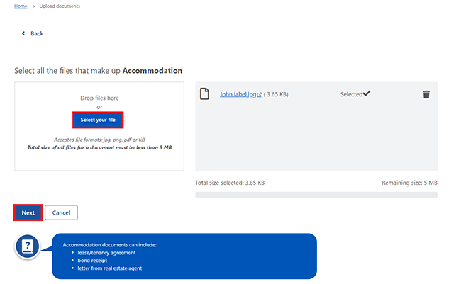 Centrelink online account help - Upload documents - Services Australia