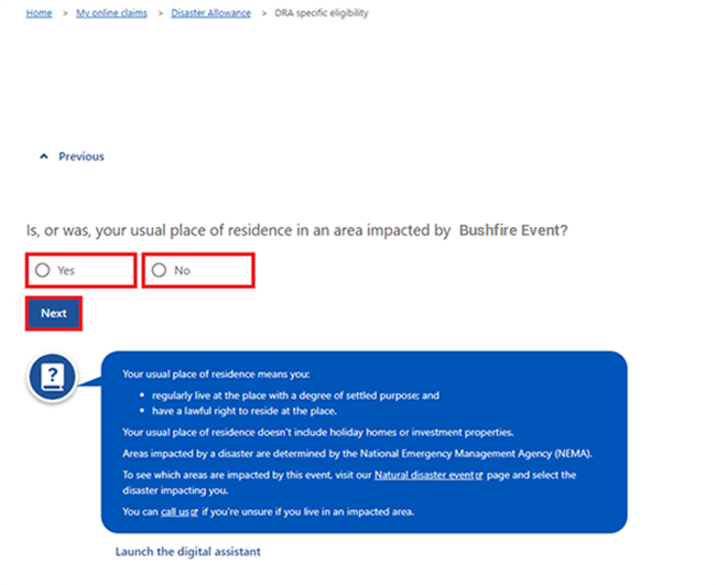Centrelink online account help - Claim the Disaster Recovery Allowance ...