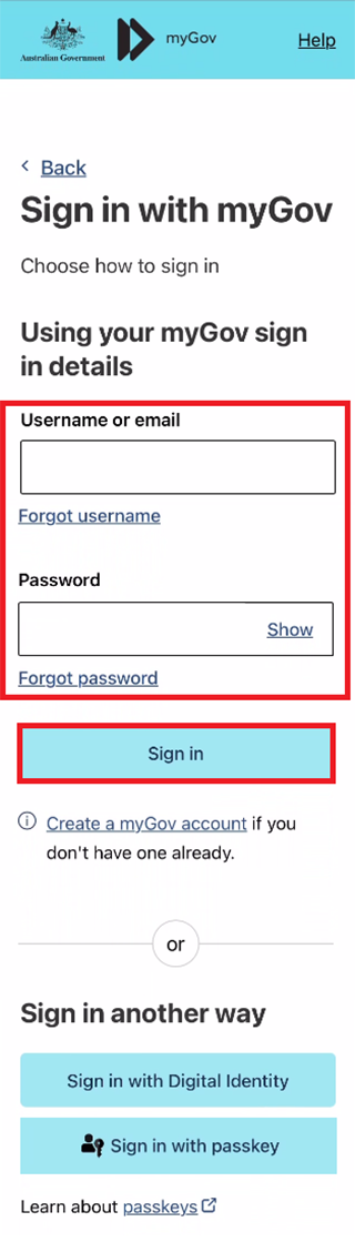 Express Plus Centrelink mobile app help - Set up app - Services Australia