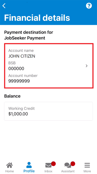 Express Plus Centrelink mobile app help - Manage where your payments ...